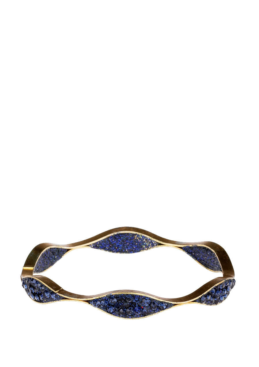 Joi Wave Bangle Bracelet – Saachi Wholesale