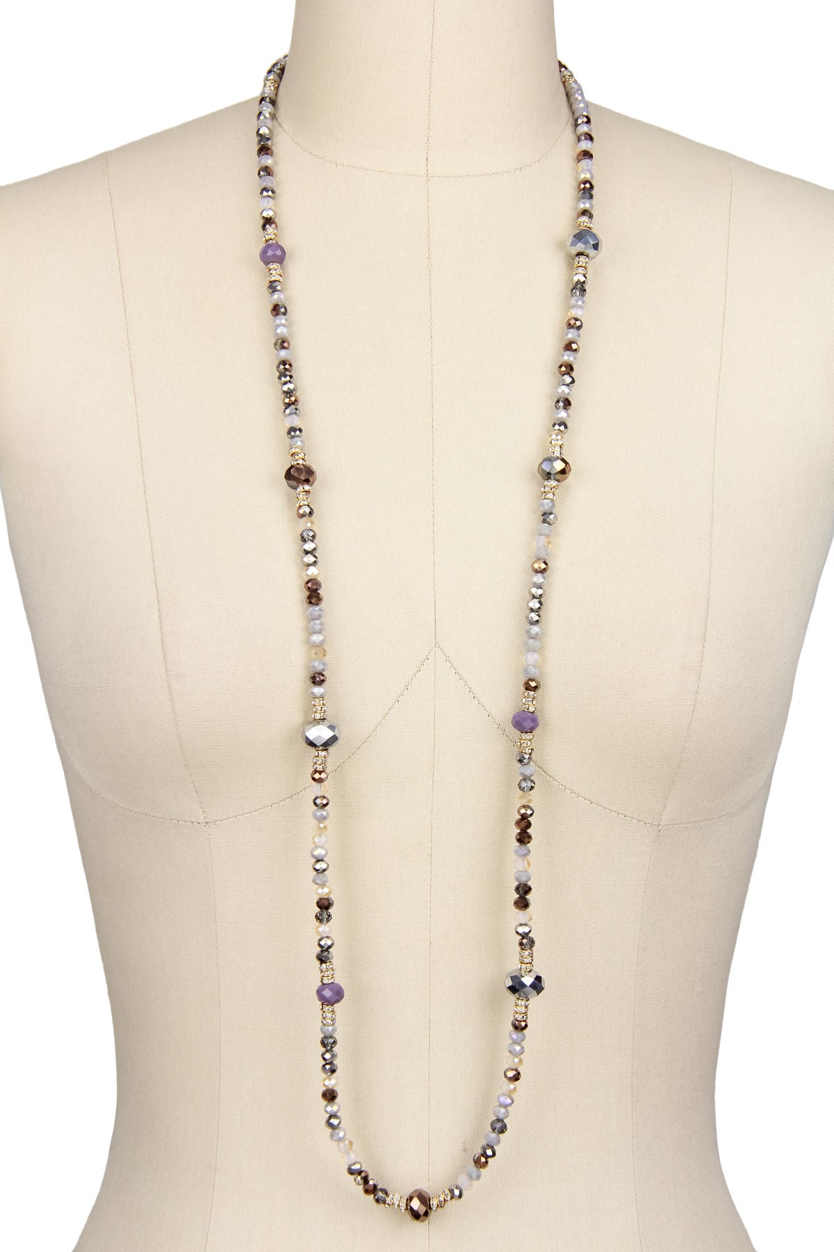 Long Mix Beaded Necklace – Saachi Wholesale